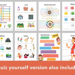 Latin Flashcards and Posters, Latin Language Learning, Latin Classroom ...