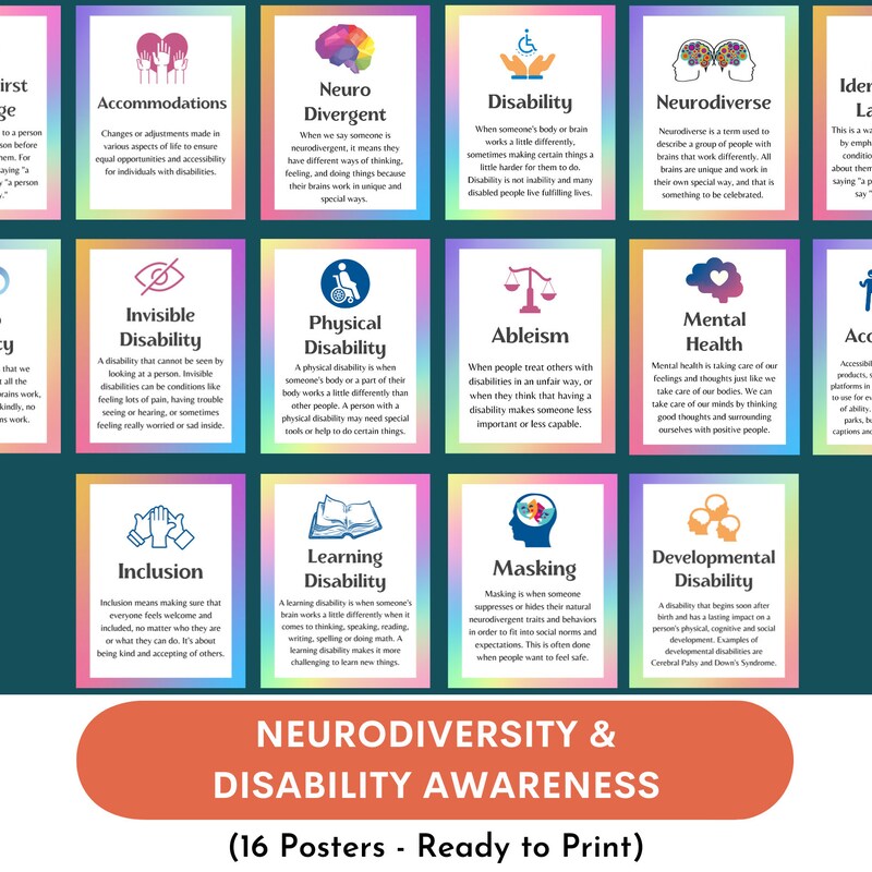Disability Pride Month Posters - Etsy