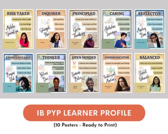 IB Learner Profile - Classroom Posters (printable Download) - Etsy