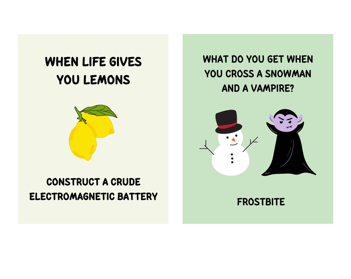 Funny Science Puns Posters set of 8, Physics Puns Posters, Physics ...