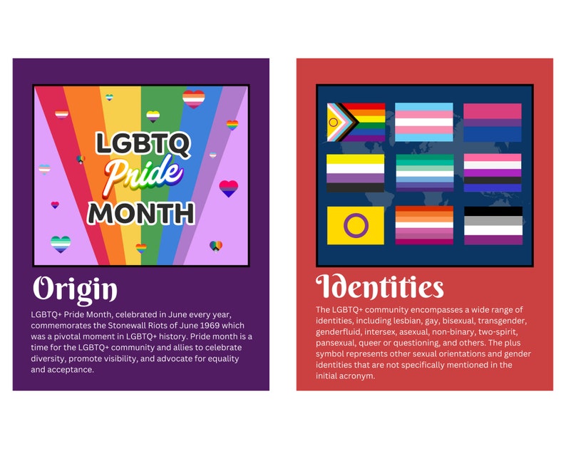 LGBTQ PRIDE Month (set of 10 Posters), Pride Month Posters, Classroom ...