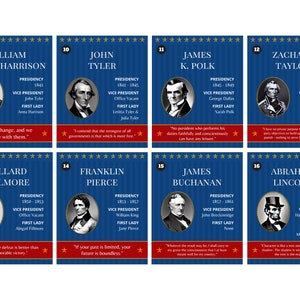 US Presidents Posters, United States Presidents, American Presidents ...