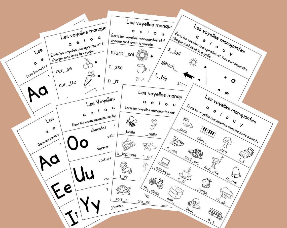 French Sounds Phonics Exercises, French Classroom (100 Pages), Les ...
