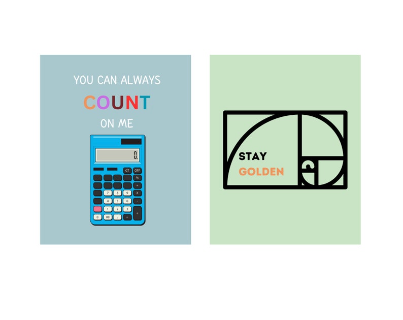 Set of 8 Math Posters Math Puns and Jokes Math Classroom - Etsy