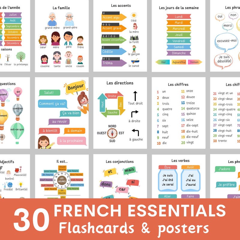 French Language Posters - Etsy