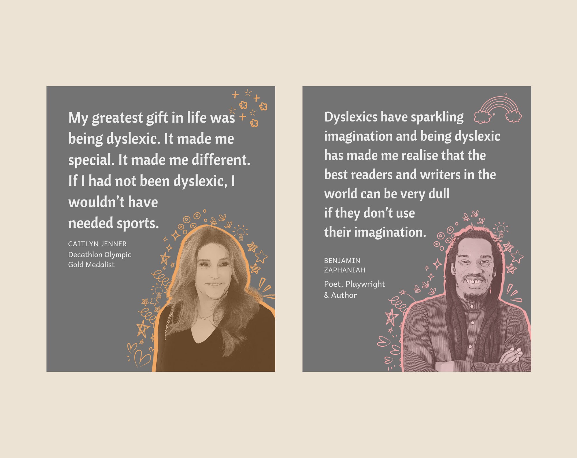 Influential People With Dyslexia Posters (set of 8), Dyslexia Awareness ...