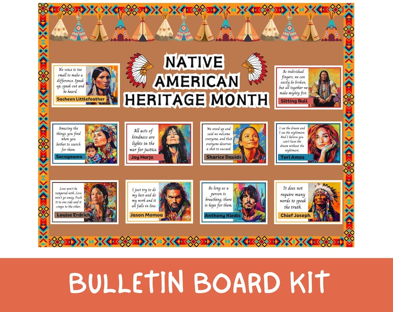 Native American Heritage Month Bulletin Board, Native American ...