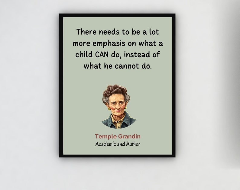 Boho Famous People With Autism Posters set of 8, Autism Awareness Month ...