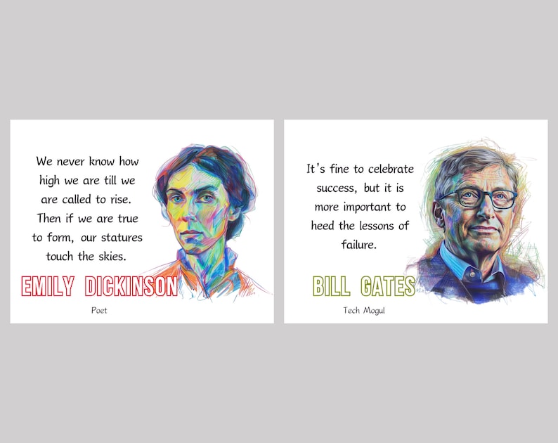 Famous People With Autism Posters (set of 9), Neurodiversity Awareness ...