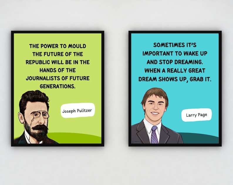 Rainbow Jewish American Icons Postersset of 8, Famous Jewish Americans ...