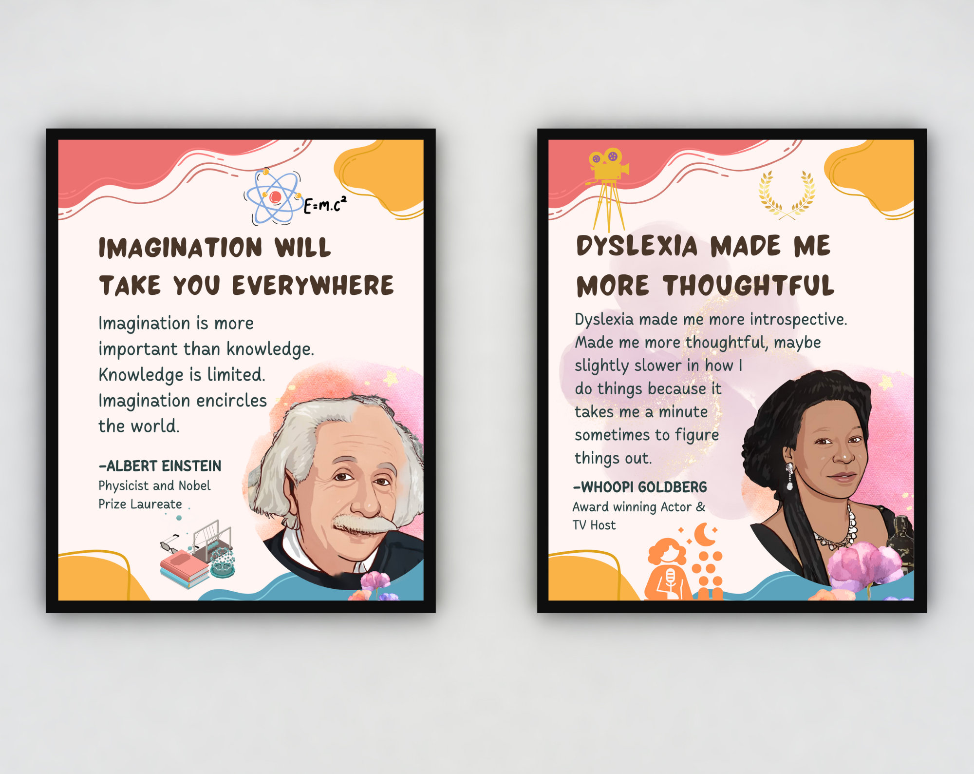 Whoopi Goldberg Dyslexia Posters South Ayrshire Dyslexia Strategy