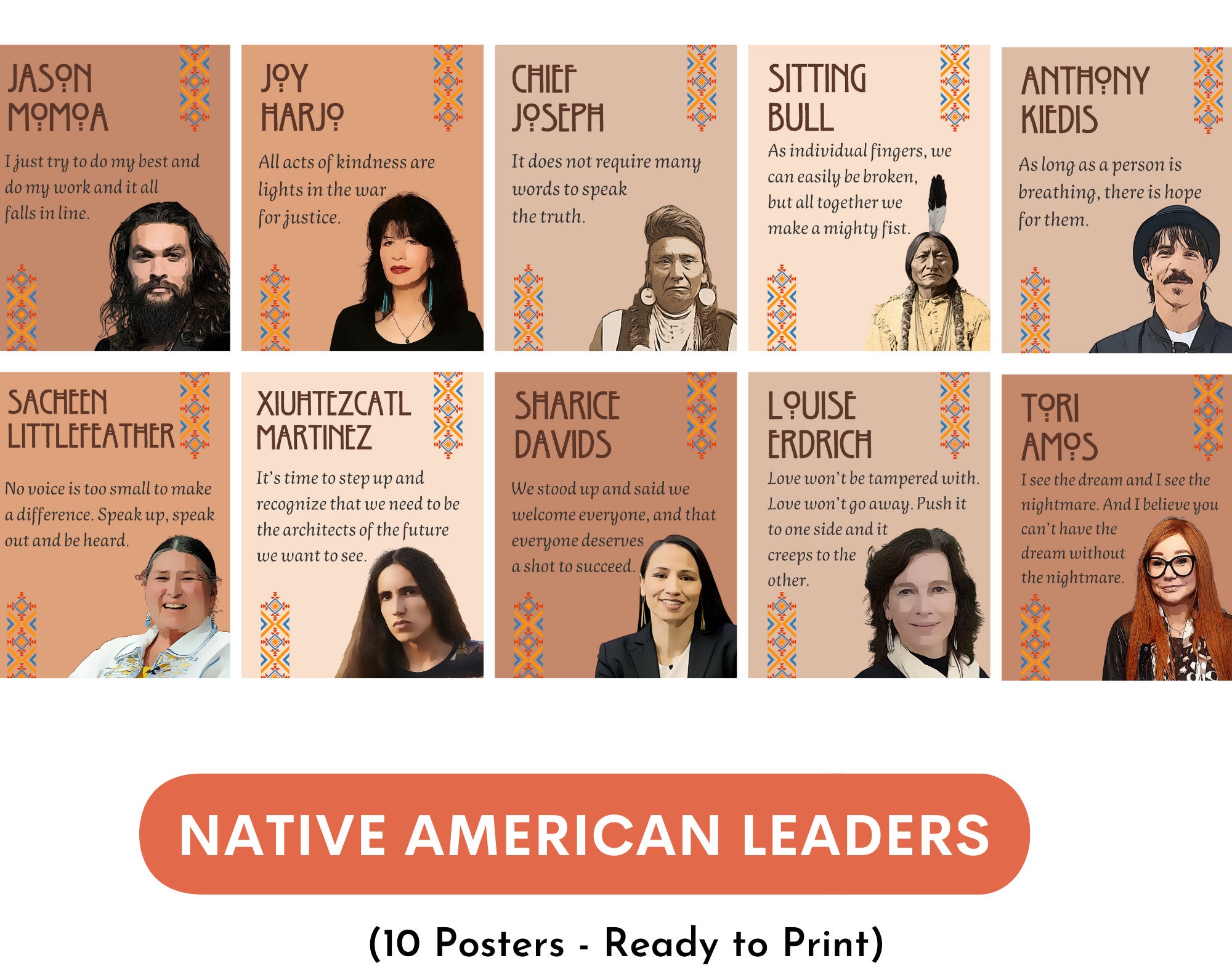 Native American Heritage Month, Famous Remarkable Native American ...