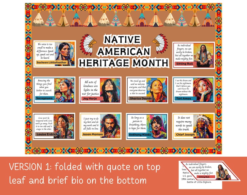 Native American Heritage Month Bulletin Board, Native American ...