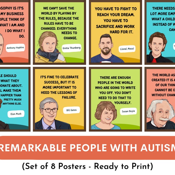 Autism School Poster - Etsy