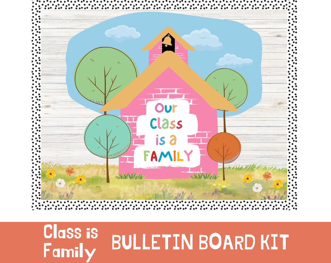 Class is Family Bulletin Board Kit Classroom Decor Classroom - Etsy