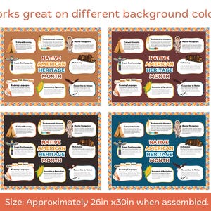 Native American Heritage Month Bulletin Board, Native American Culture ...