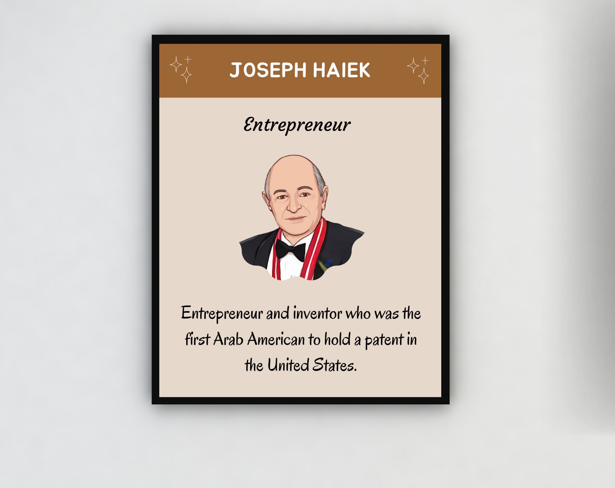 Arab American Leaders Posters(set of 8), Arab American Pioneers, Arab ...