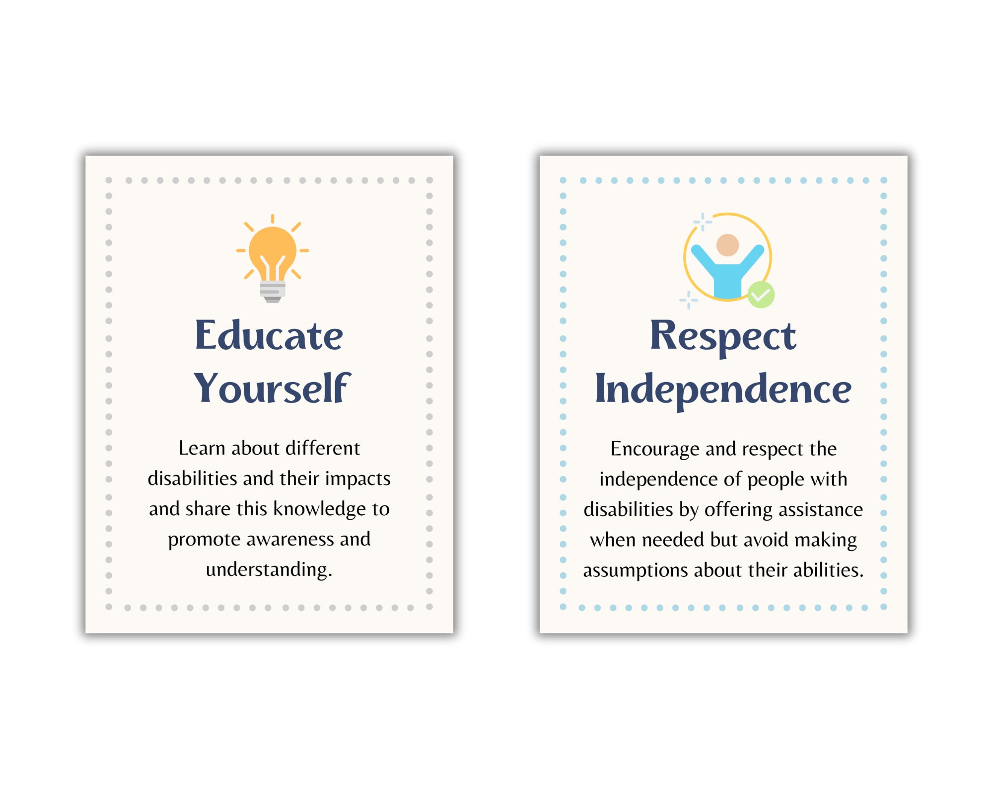 Disability Awareness Month Posters, Neurodiversity Awareness, Support ...