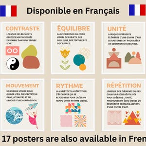 Elements of Art and Principles of Design Posters Bundle, Art Classroom ...