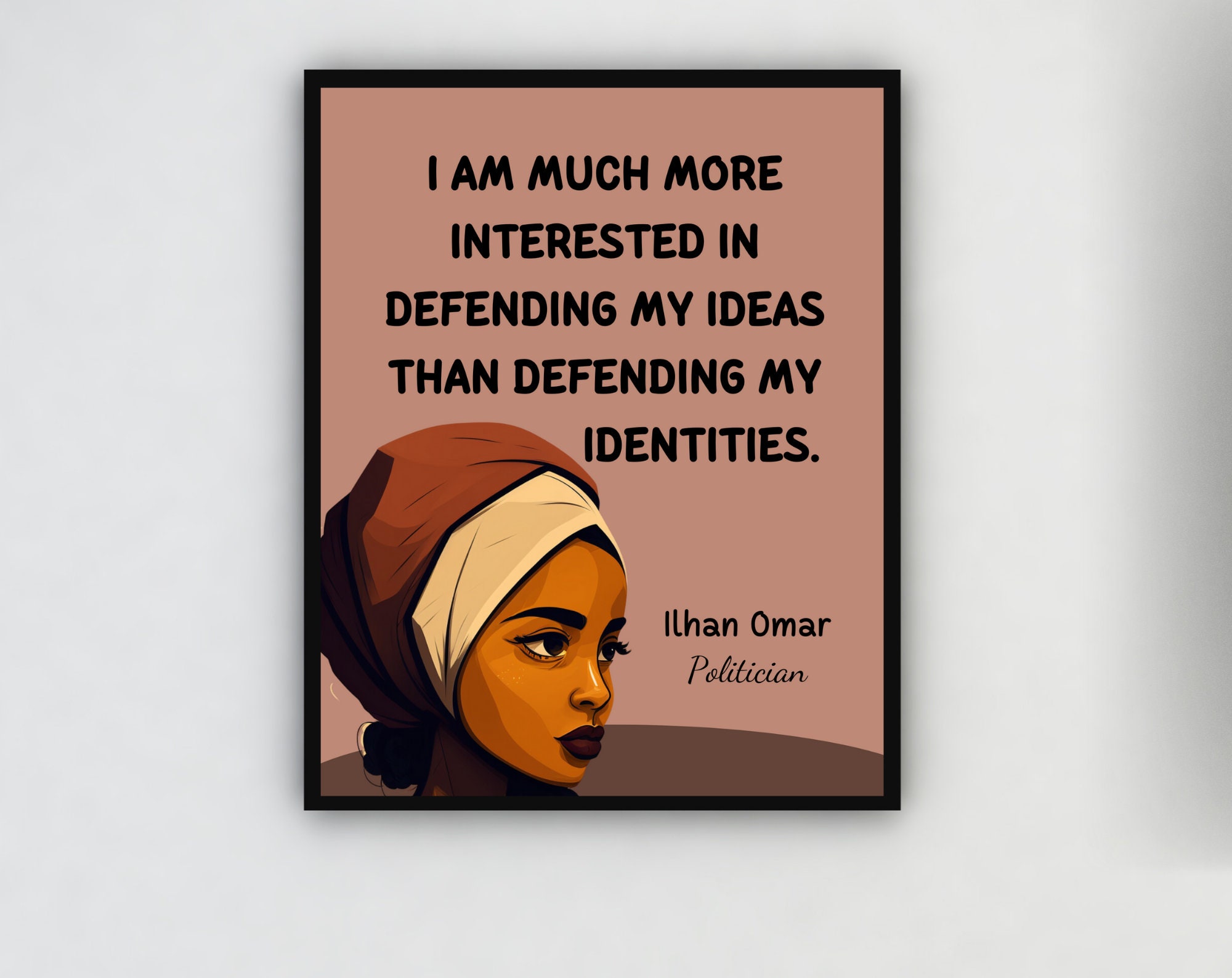 Boho Remarkable Arab Americans Posters set of 8, Arab American Heritage ...