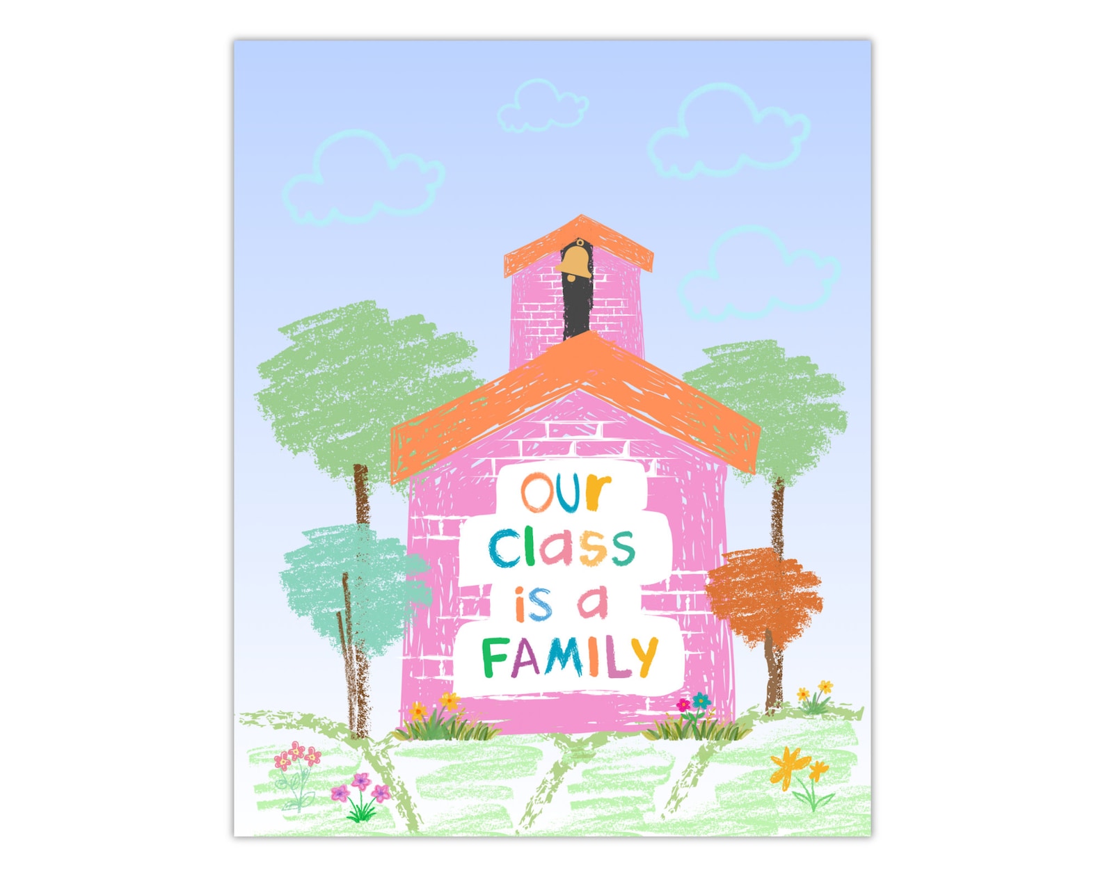 Class is Family Poster, Printable, Classroom Decor, Instant Download - Etsy