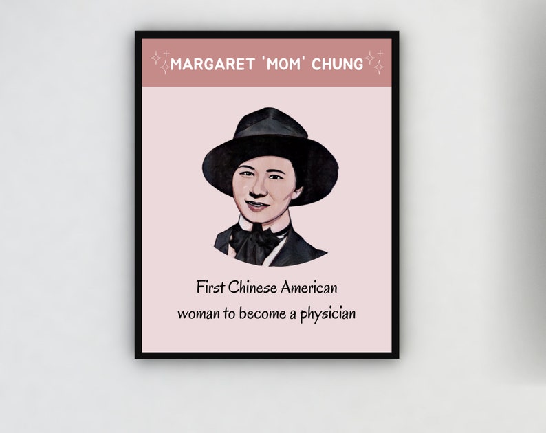 Asian American Pioneers Postersset of 8, Asian American Heritage Month ...