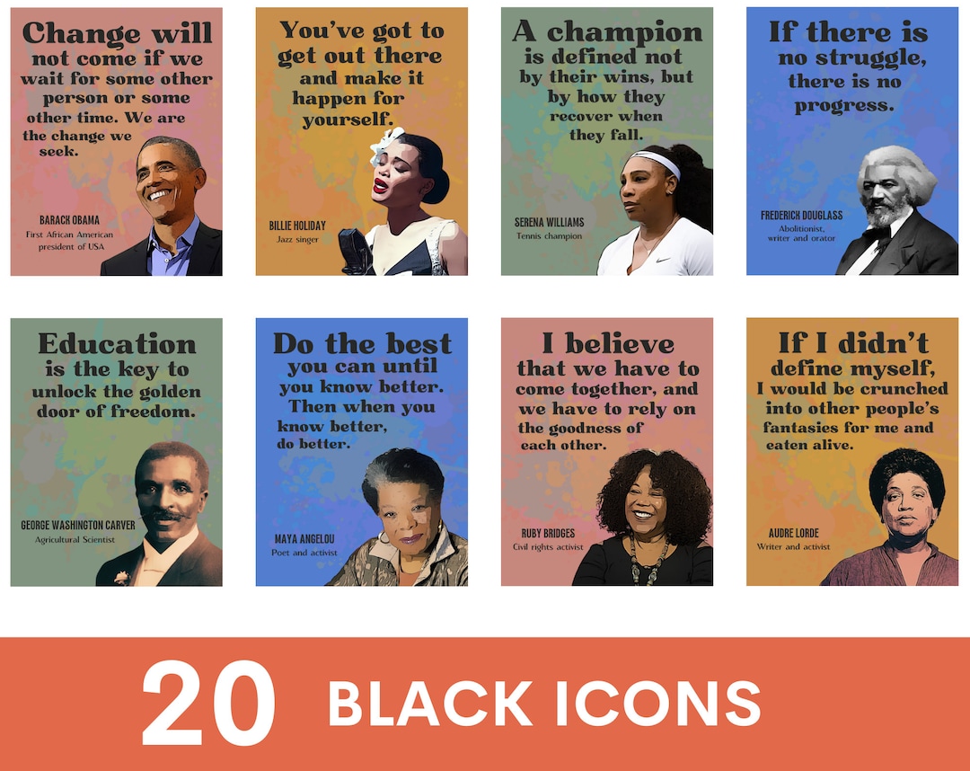 Famous Black Leaders, Black Icons, Black History Month, Inspirational ...