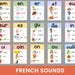 French Sounds Phonics Flashcards, French Classroom (70+ Flashcards ...