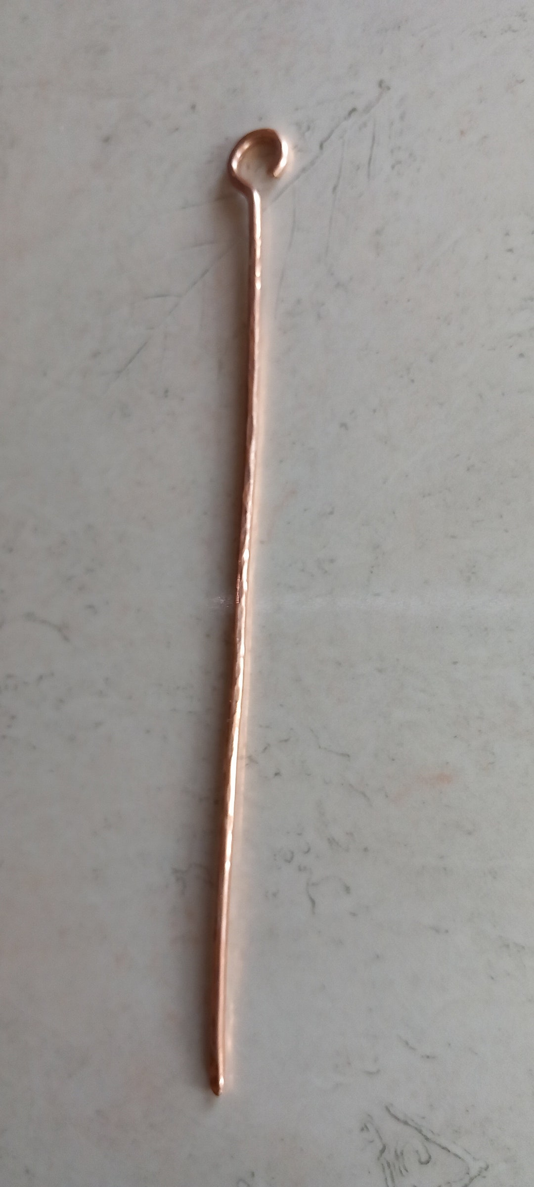 Hand Forged Bronze Hair Pin - Etsy UK