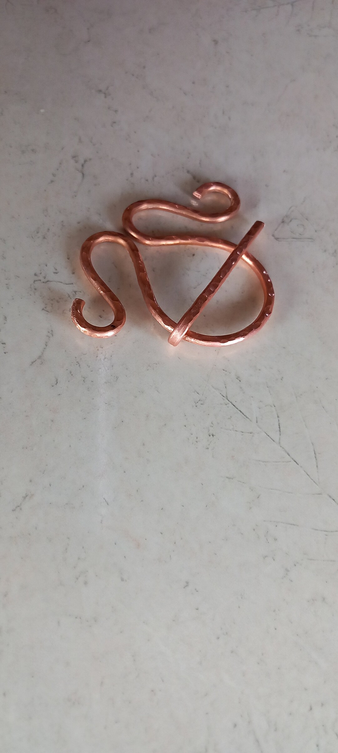 Hand Forged Copper Penannuler/ Octopuses Brooch Scalf/shawl - Etsy