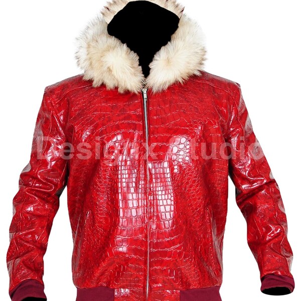 Faux Crocodile Jacket - Etsy