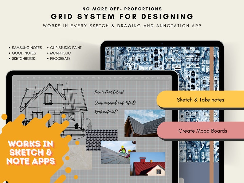 Digital Milimetric Grid Paper Template for Architects, Designers and ...
