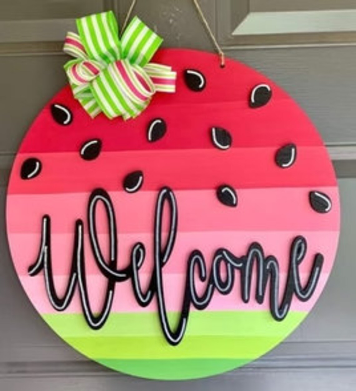 Welcome Watermelon #2 (18 In) - Etsy Canada