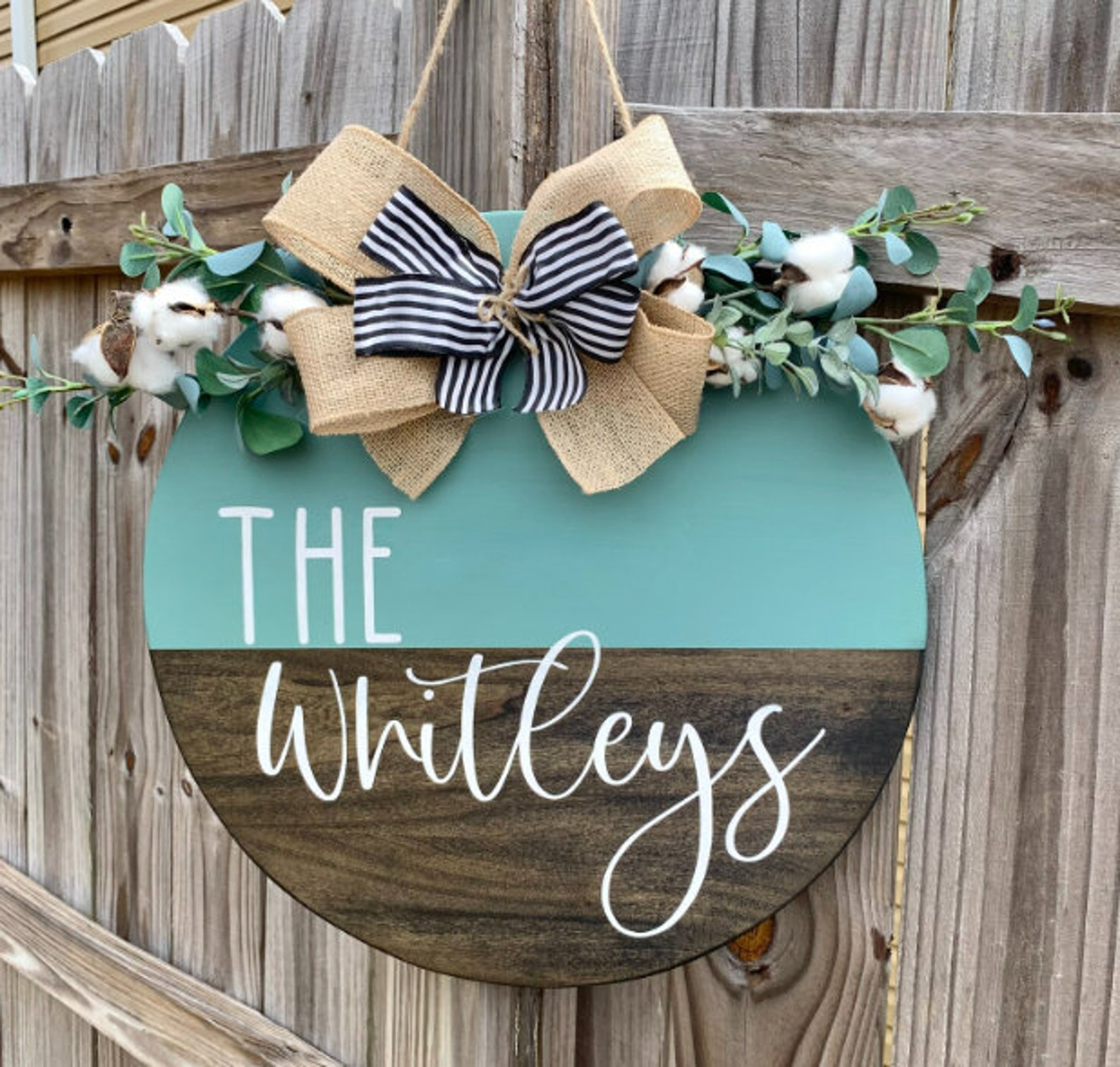 Personalized Door Hanger, 18