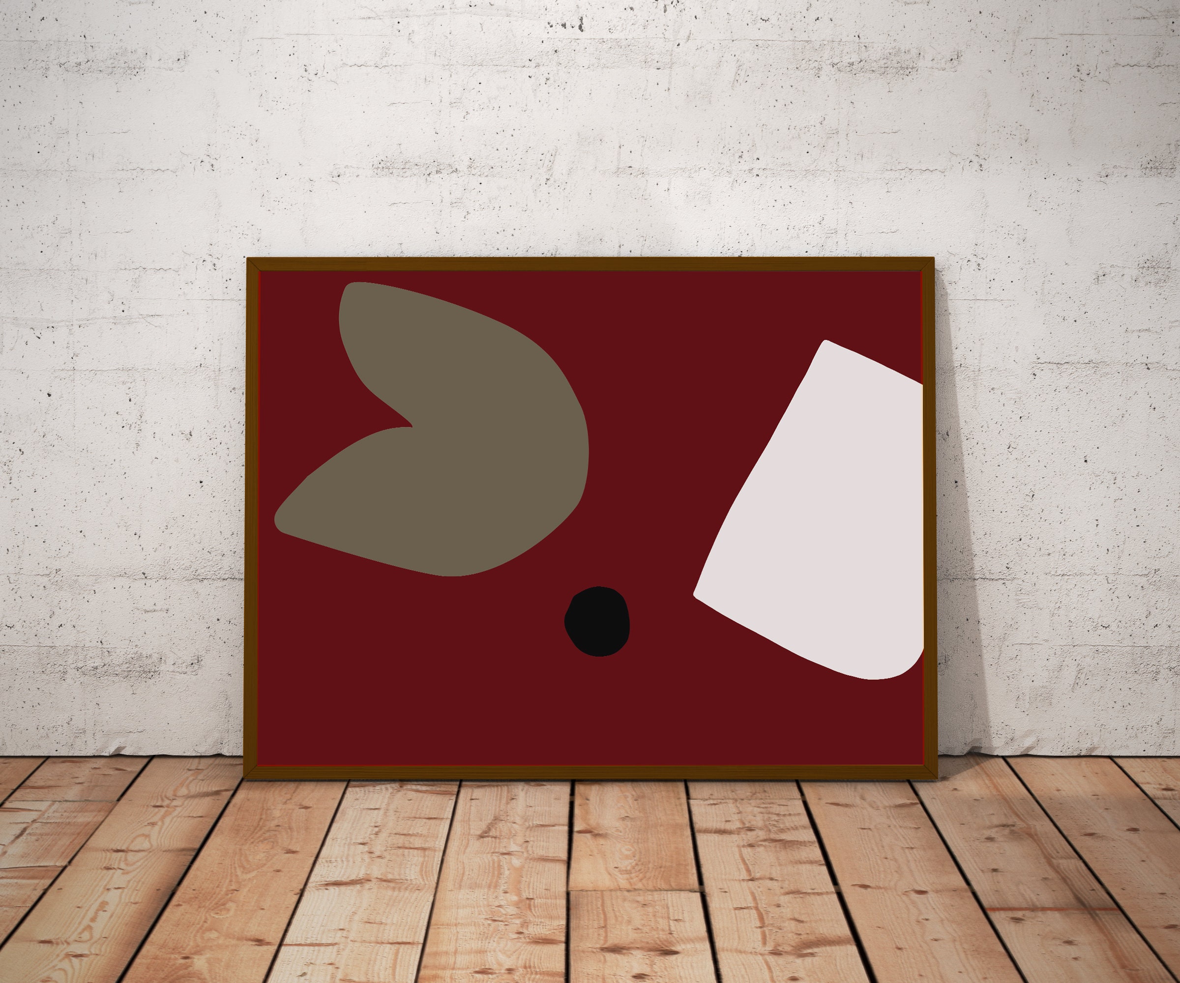 Warm Colors Poster Wall Art, Digital Printable Digital Download, Modern ...