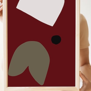 Warm Colors Poster Wall Art, Digital Printable Digital Download, Modern ...