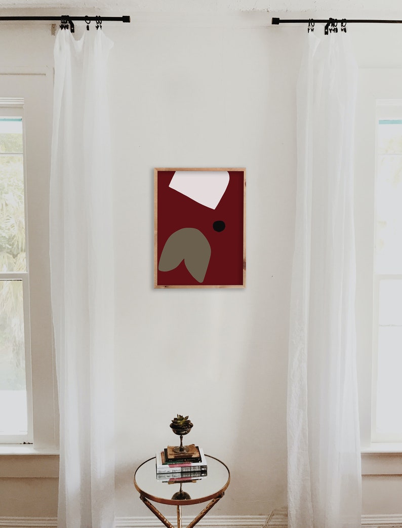 Warm Colors Poster Wall Art, Digital Printable Digital Download, Modern ...