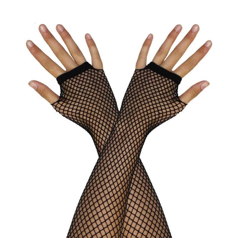 Fishnet Gloves - Etsy
