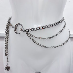 CELESTIAL CHAIN BELT - for Festival Rave Outfit Accessory, Festival ...