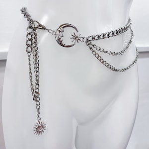 CELESTIAL CHAIN BELT - for Festival Rave Outfit Accessory, Festival ...