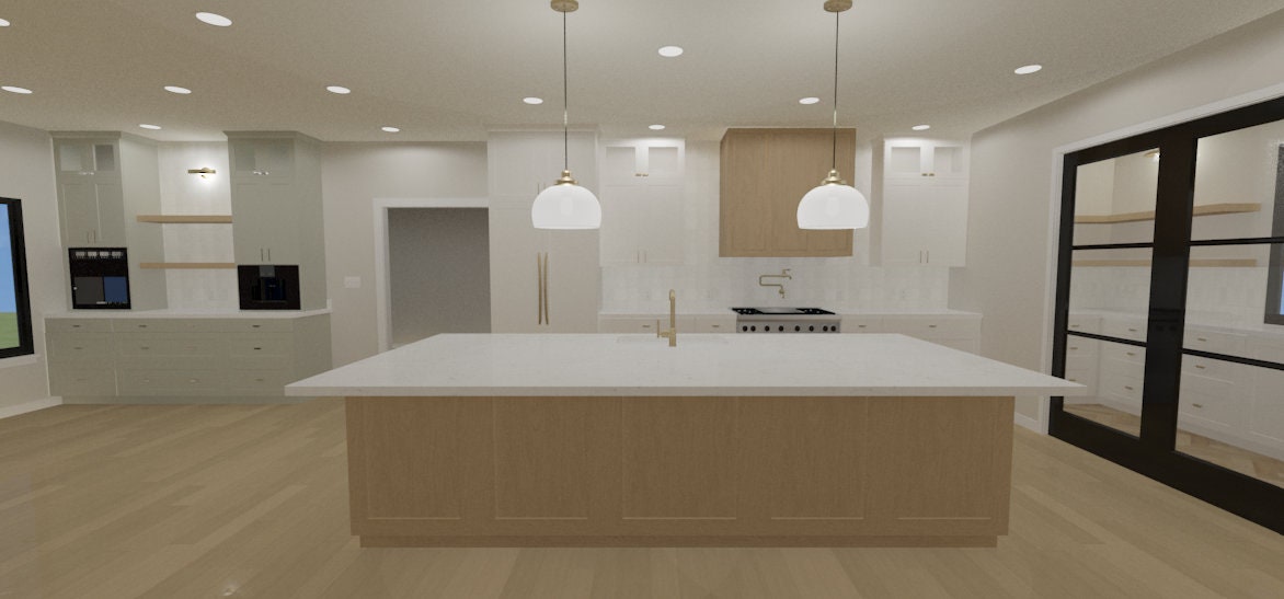 3D Rendering Visuals for Kitchen Remodel, Professional Interior Design ...