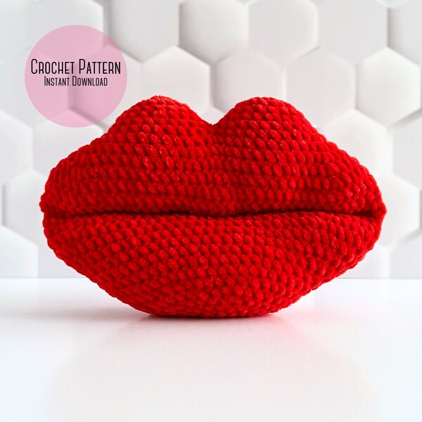 Lips Pillow - Etsy