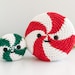 Crochet Peppermint Christmas Candy Amigurumi Pattern Bundle, Mini and ...