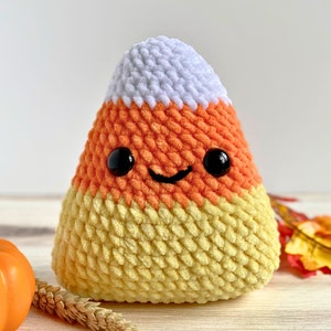 Candy Corn Crochet Pattern Plushie Halloween Candy Autumn - Etsy