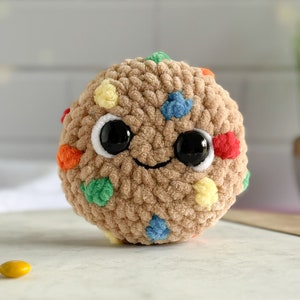 Mini Chocolate Chip Cookie Crochet Pattern, Plush Mini Cookie ...