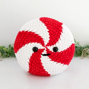 Crochet Peppermint Christmas Candy Amigurumi Pattern Bundle, Mini and ...