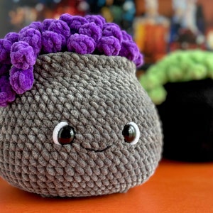 Bundle: Big and Mini Cauldron Crochet Patterns, Big and Mini Fillable ...