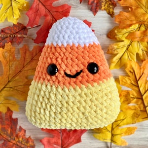 Candy Corn Crochet Pattern, Plushie Halloween Candy, Autumn Candy Corn ...