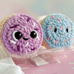 Mini Frosted Sugar Cookie Cookie Crochet Pattern, Plush Mini Cookie ...