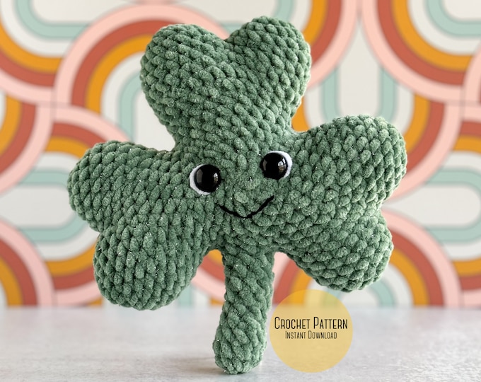 4-leaf Clover Pocket Hug Lucky Charm | Handmade Good Luck Gift for St ...